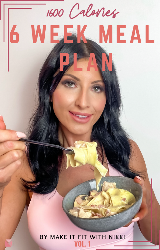 Make It Fit with Nikki 1600 Calorie 6-week E-book Vol. 1 - Payhip