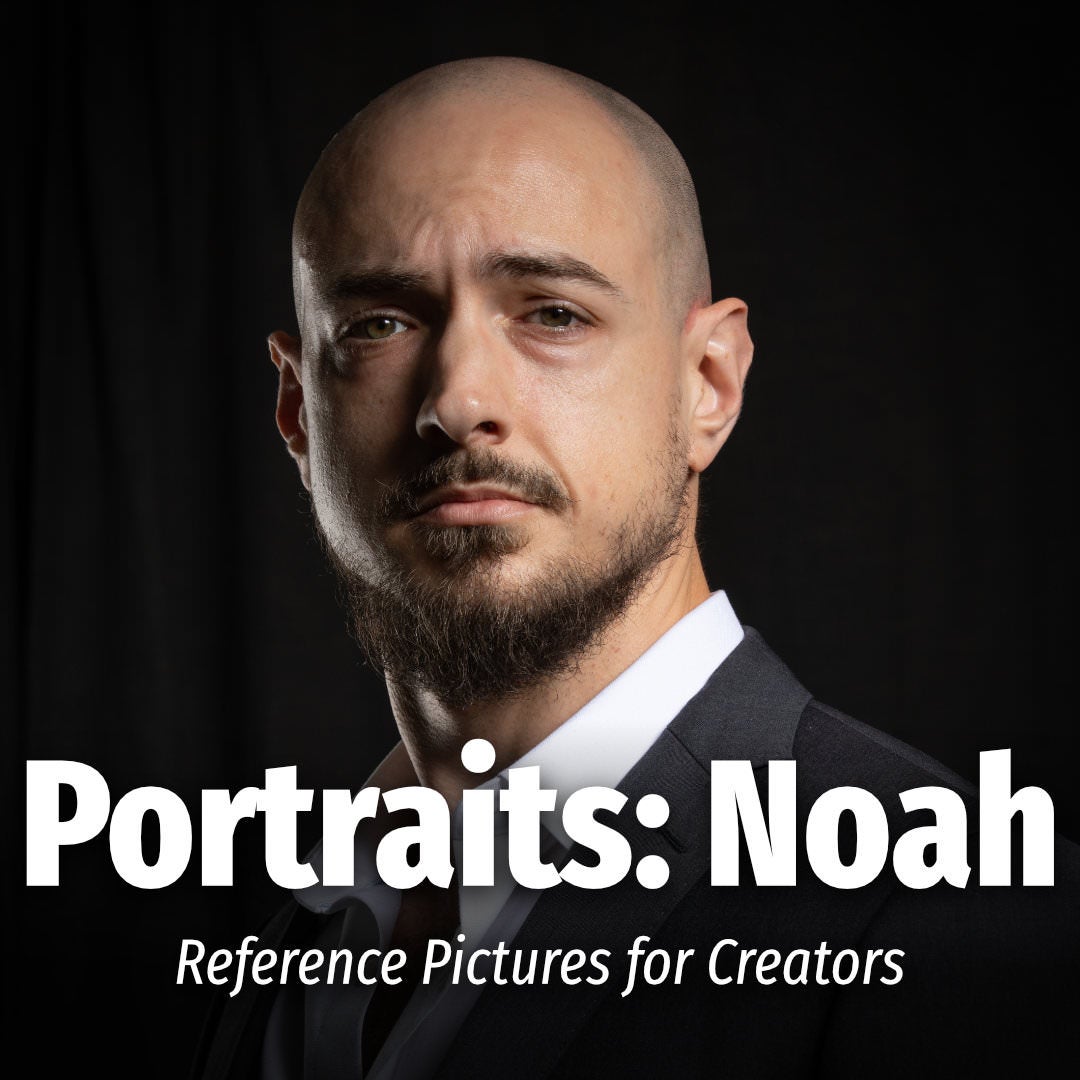 Portraits: Noah - Reference Pictures for Creators