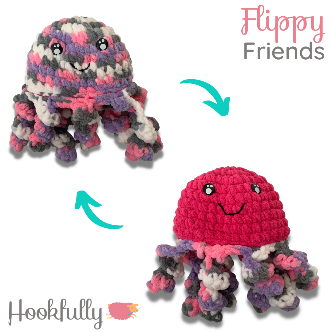 Flippy Friends Reversible Octopus