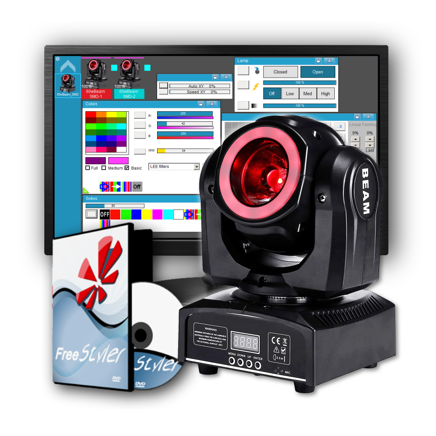 Fixture de Freestyler P/ 60W Beam con Aro SMD de HYUDJ - Payhip