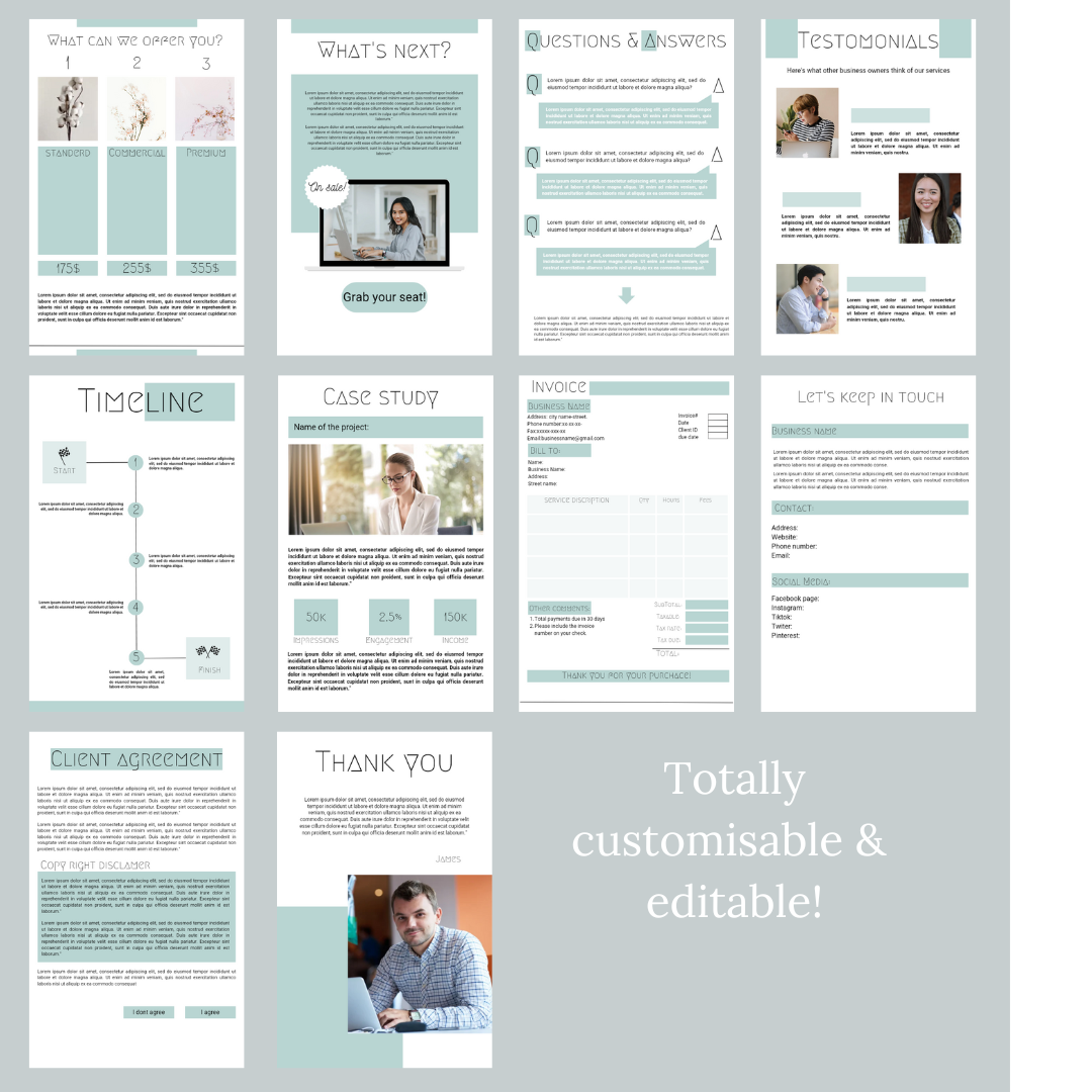 services & prices guide template - Payhip