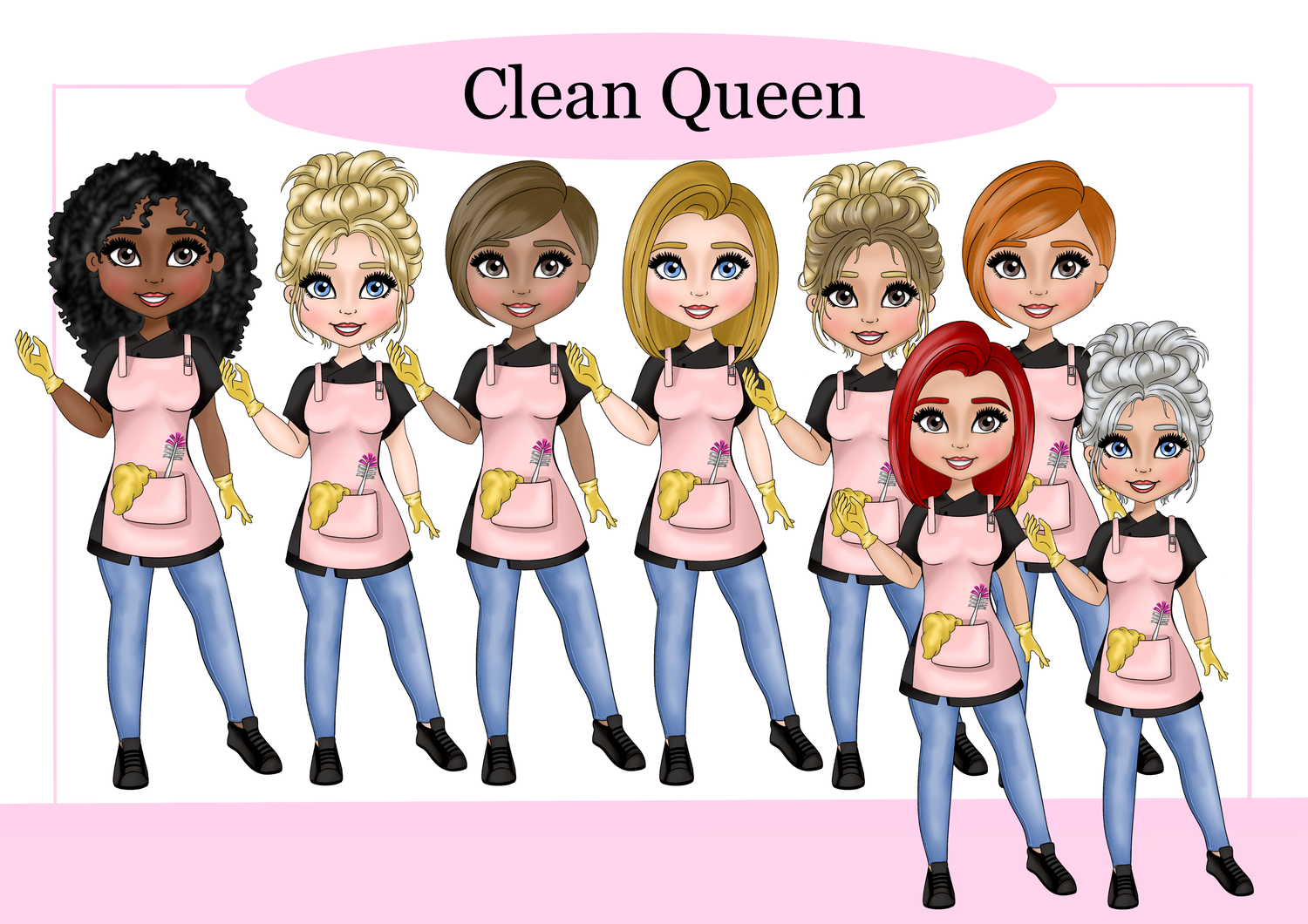 Clean Queen Mega Doll Bundle - Payhip