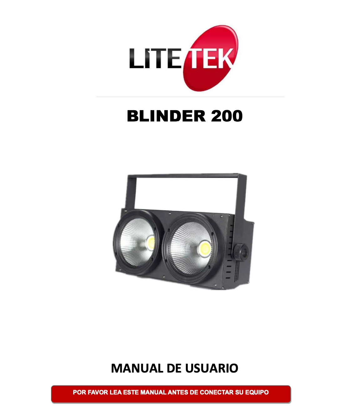 Fixture de Freestyler P/ Blinder 200 de Lite Tek - Payhip