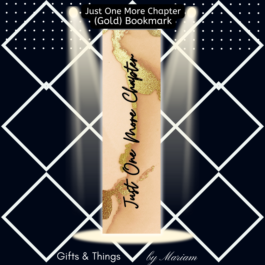 Just One More Chapter (Gold) - Order ID JOMG - Payhip