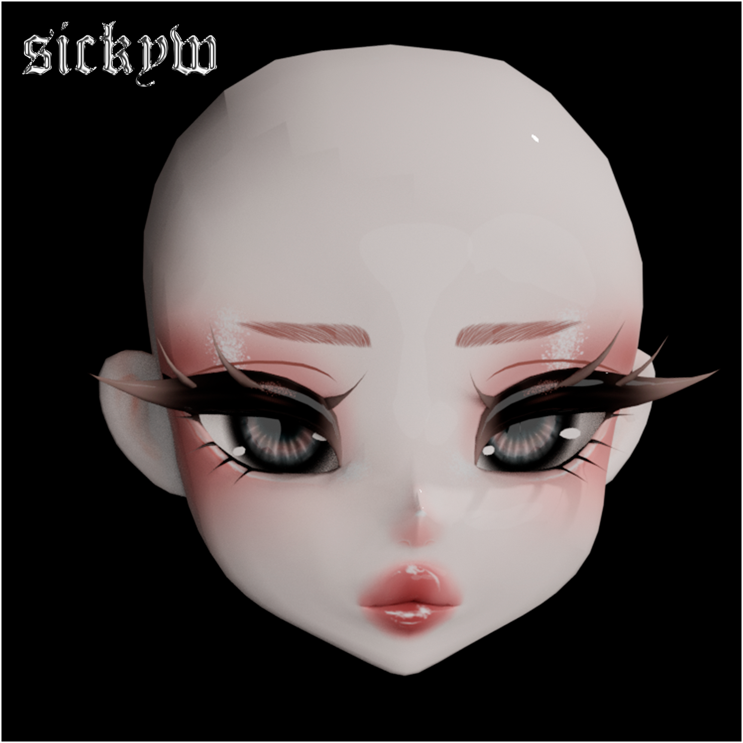 pinky makeup texture for bunisu head v2 (4 tones) - Payhip