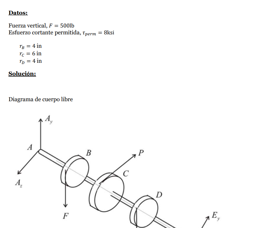 Solución completa: Las dos fuerzas de 500 lb son verticales y la fuerza ...
