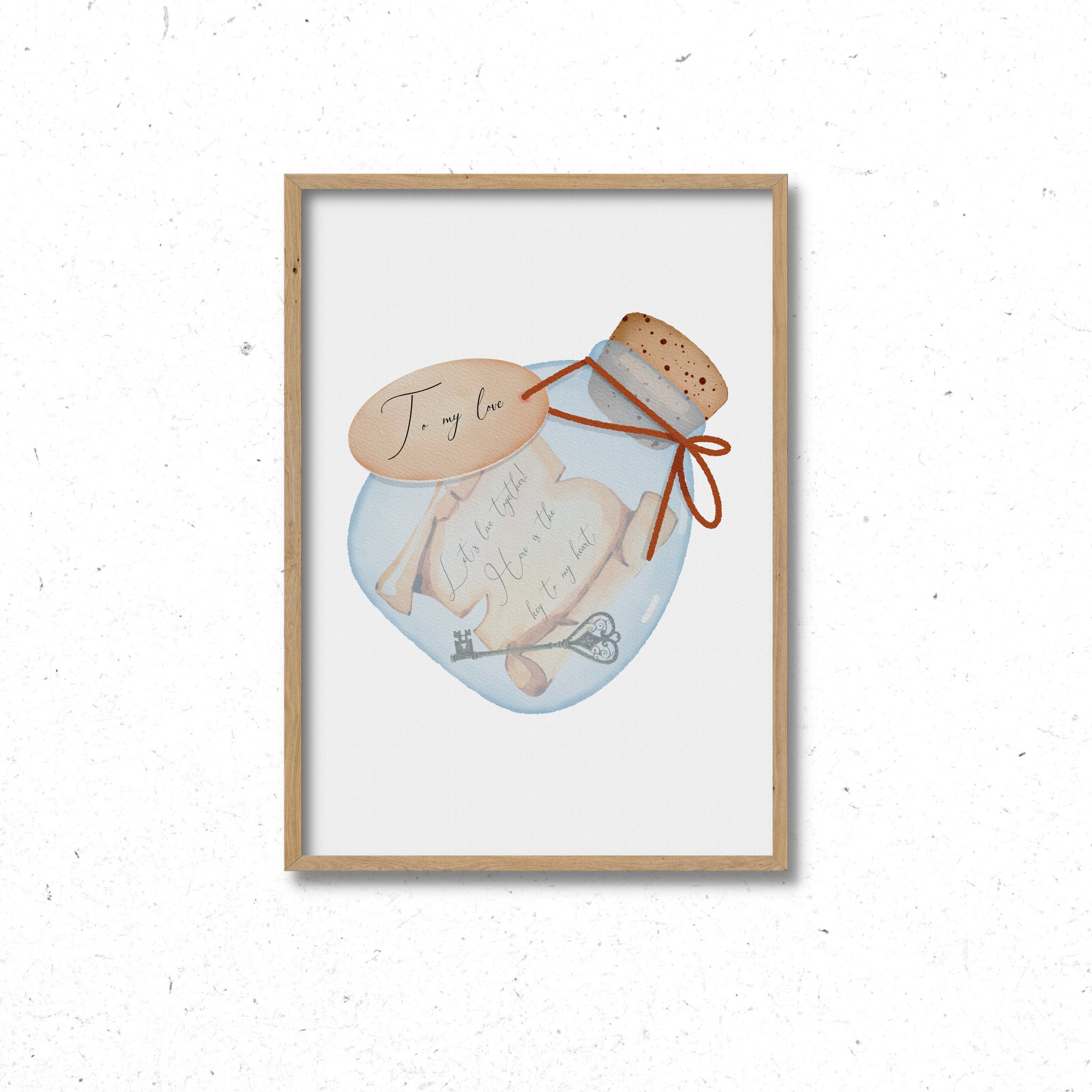 Valentine's Day Wall Art | You Fill My Cup With Love - Payhip