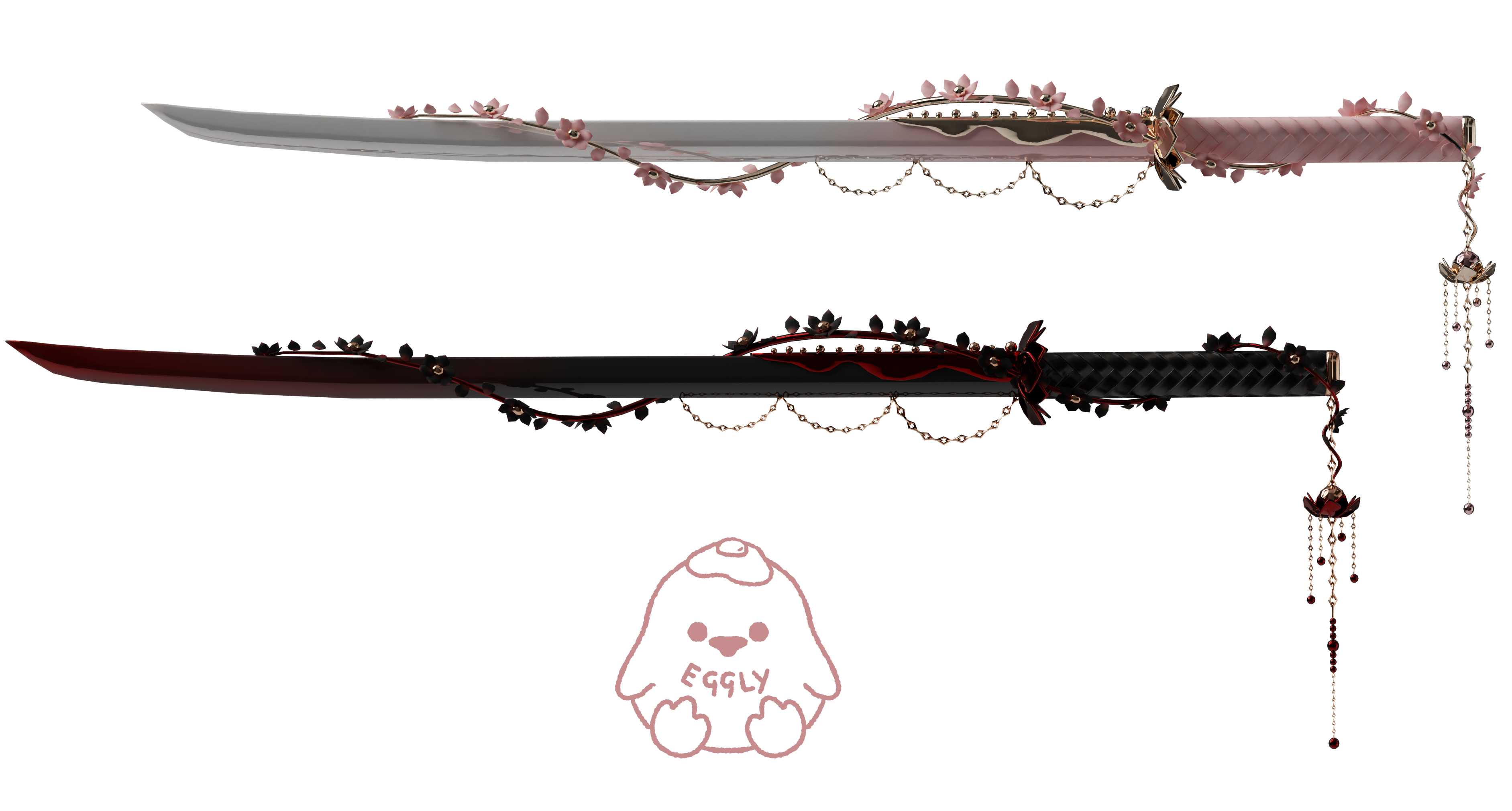 Sakura: Flower Katana *Commercial License* - Payhip