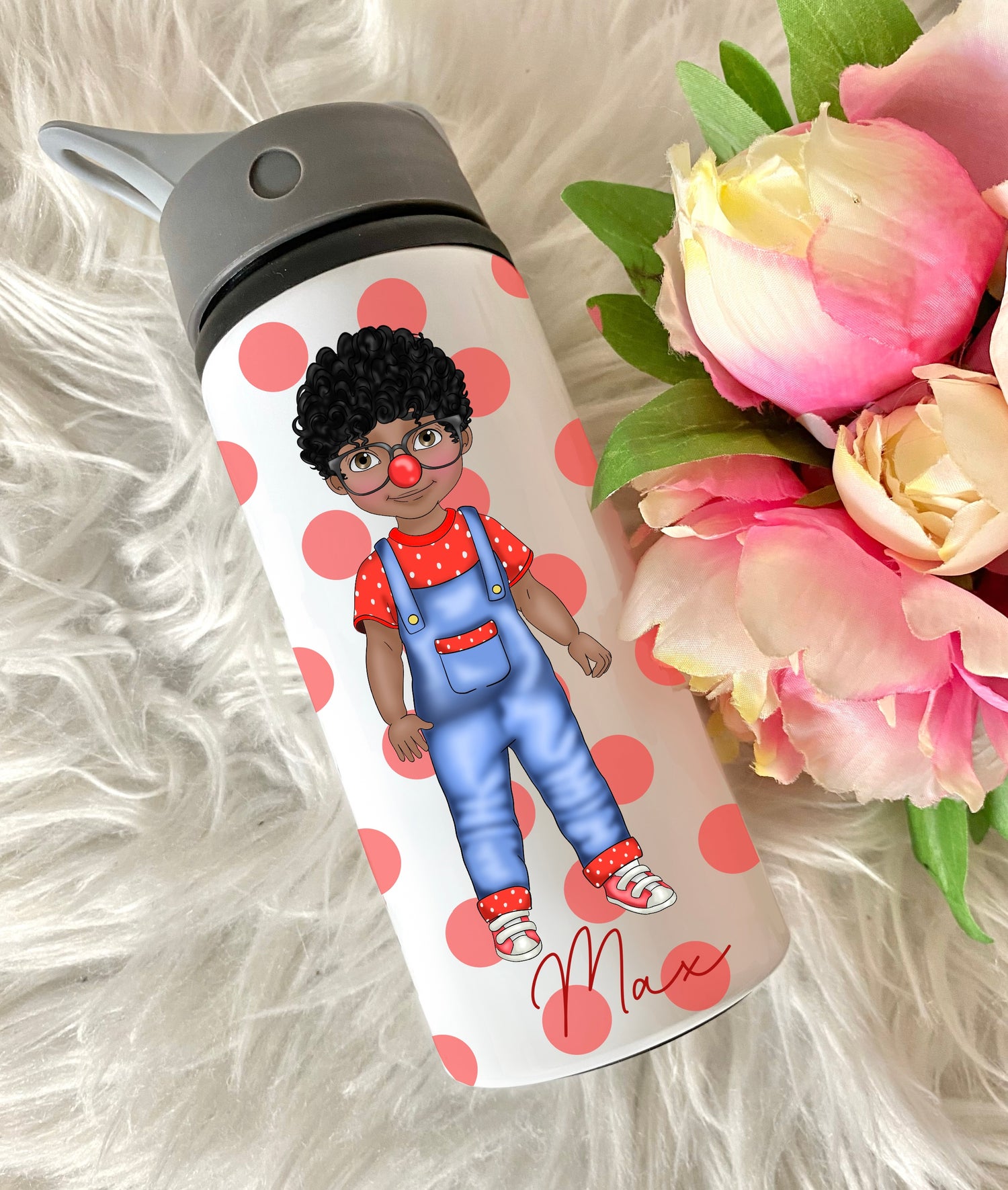 Red Spotty Toddler Boy Character - Payhip