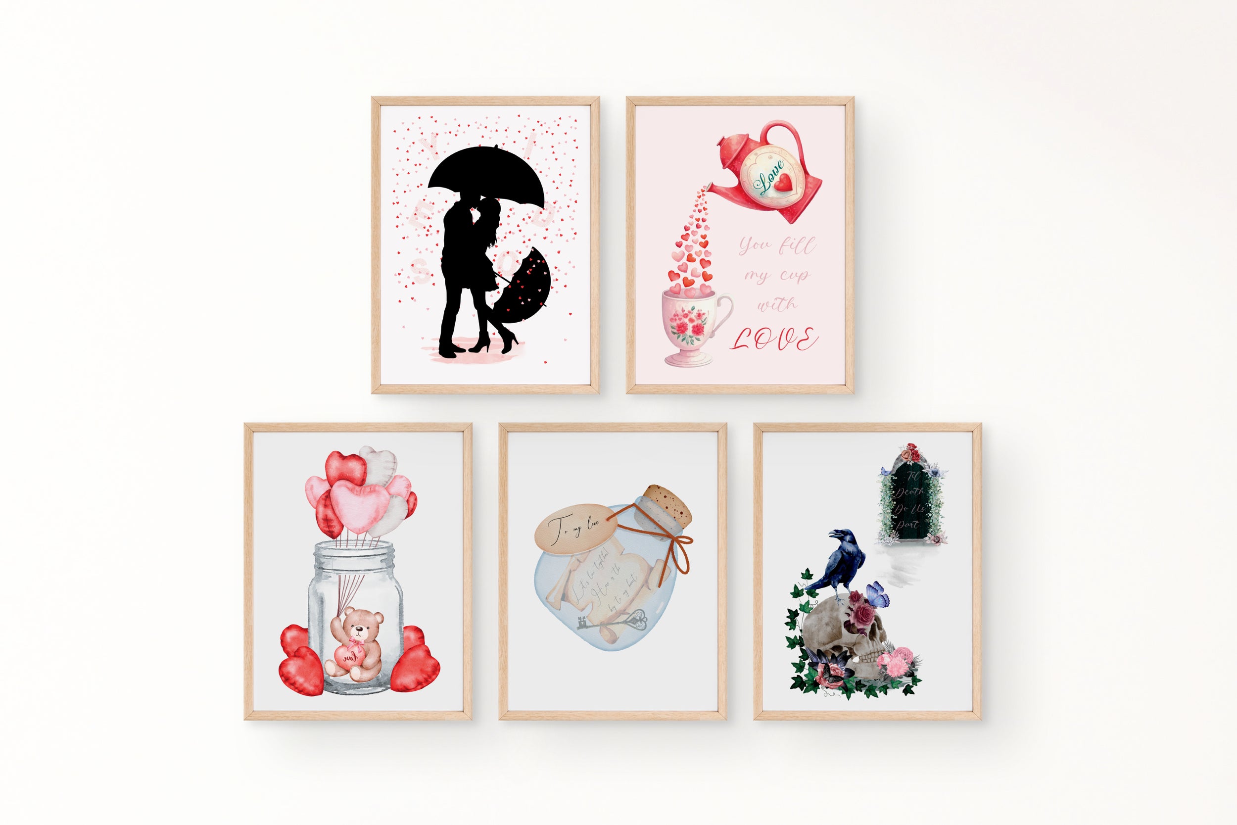 Valentine's Day Wall Art | You Fill My Cup With Love - Payhip