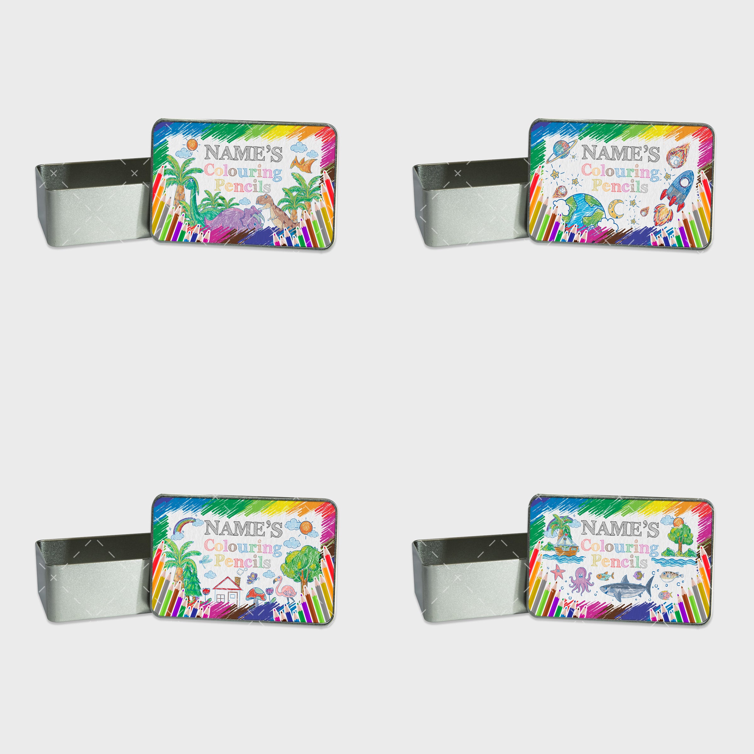 Colouring Pencil Tin Design Set - Payhip