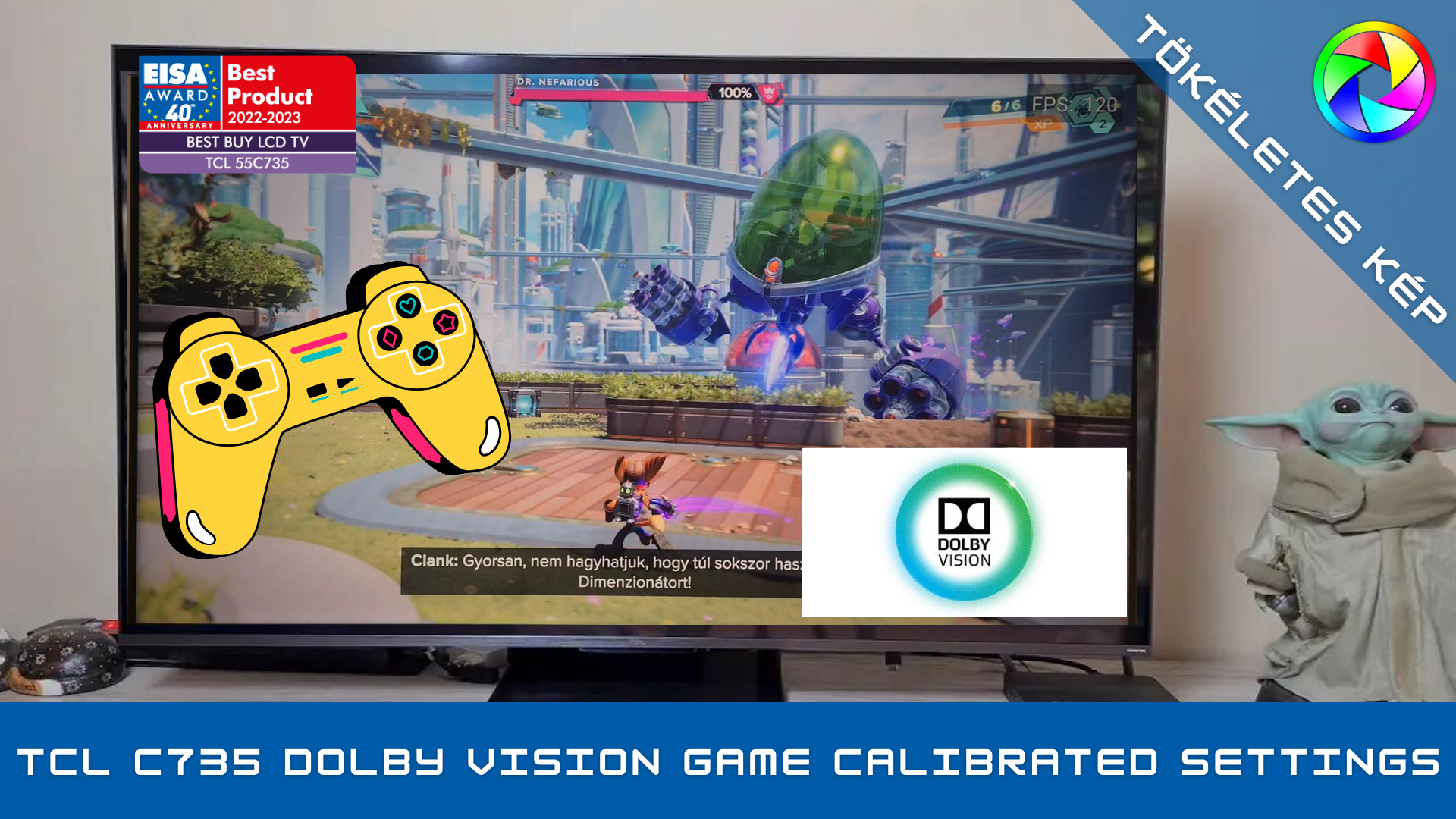 TCL C735 Dolby Vision Game Calibrated Settings - Payhip