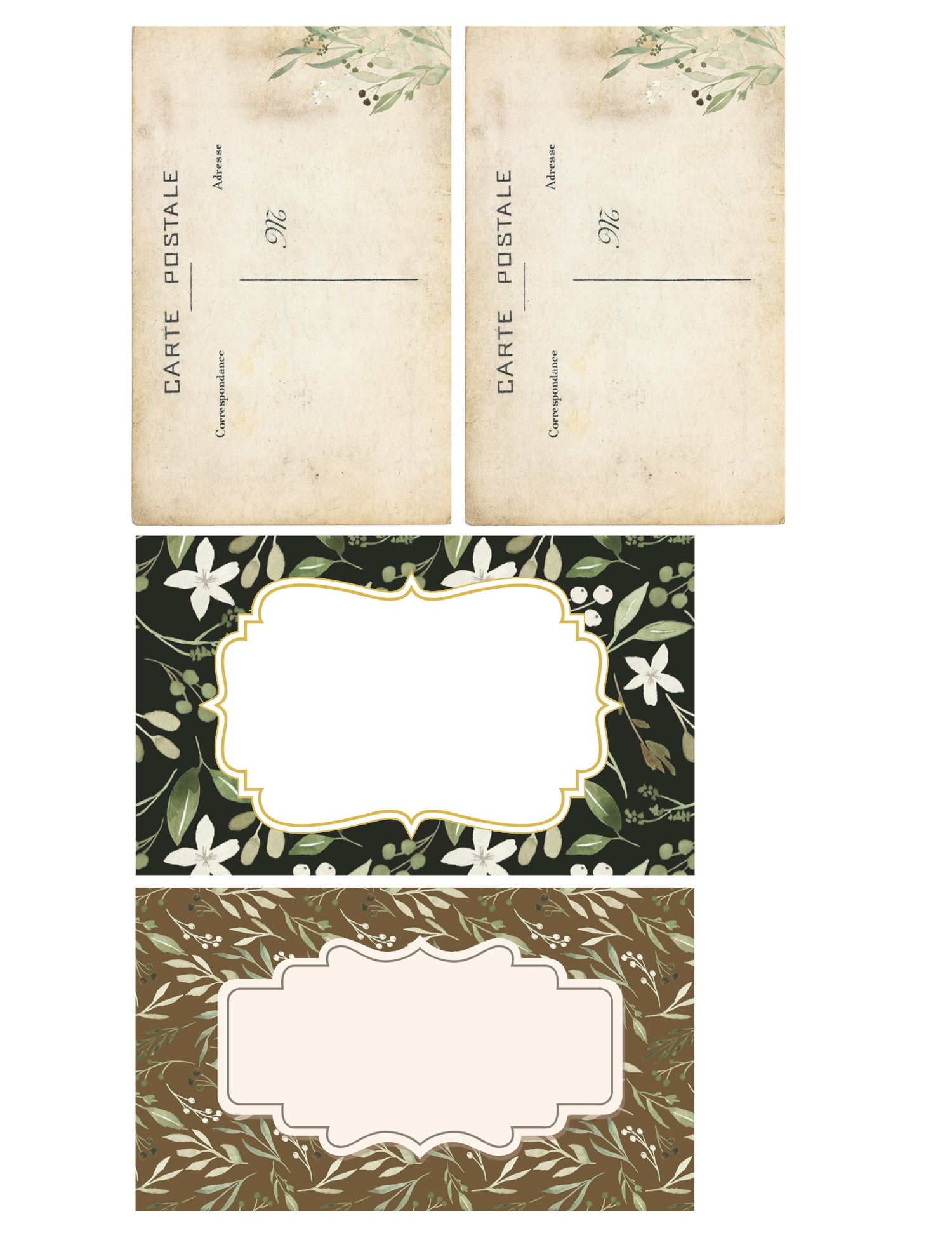 The Botanicals - Amber Scrapbook Journal Kit - Payhip