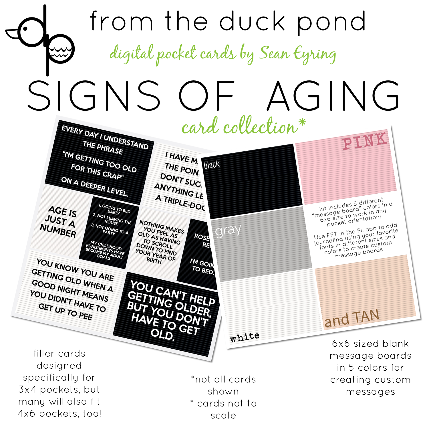 Signs of Aging - digital card kit - Payhip