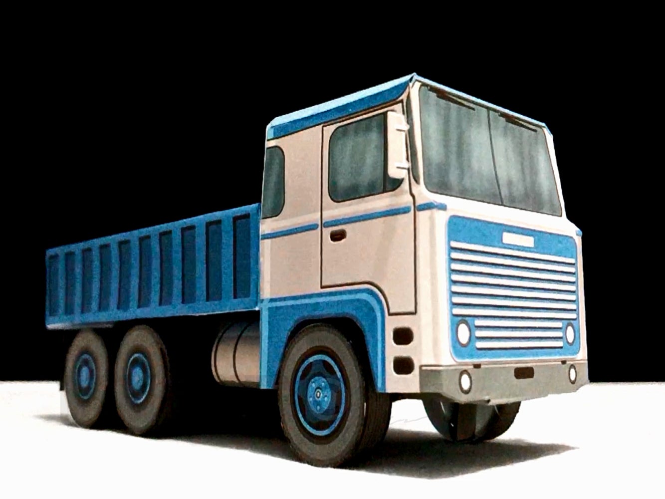 Papercraft truck Scania LBS111 Model lover - Payhip