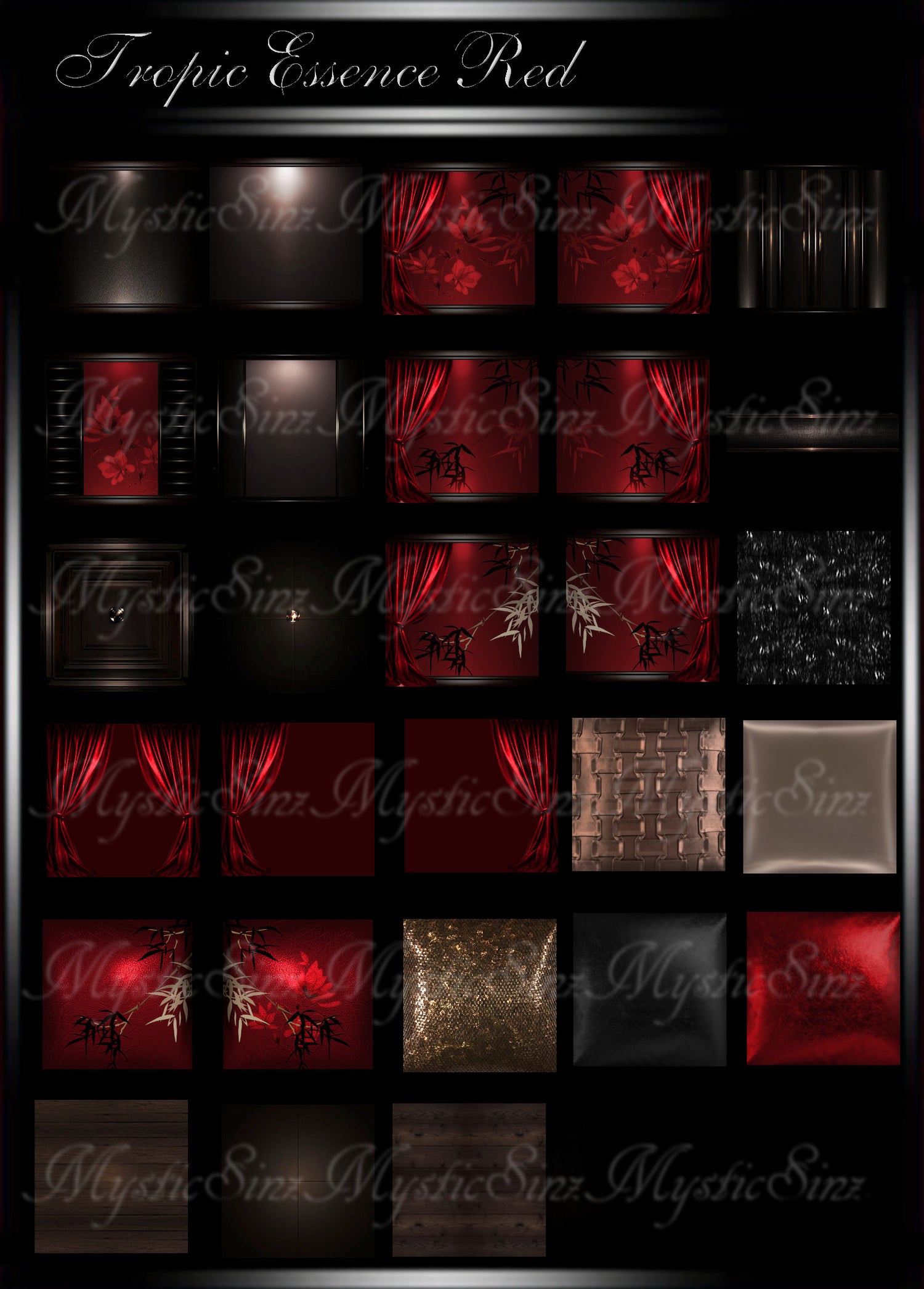 Tropic Essence Red IMVU Room Texture Collection - Payhip