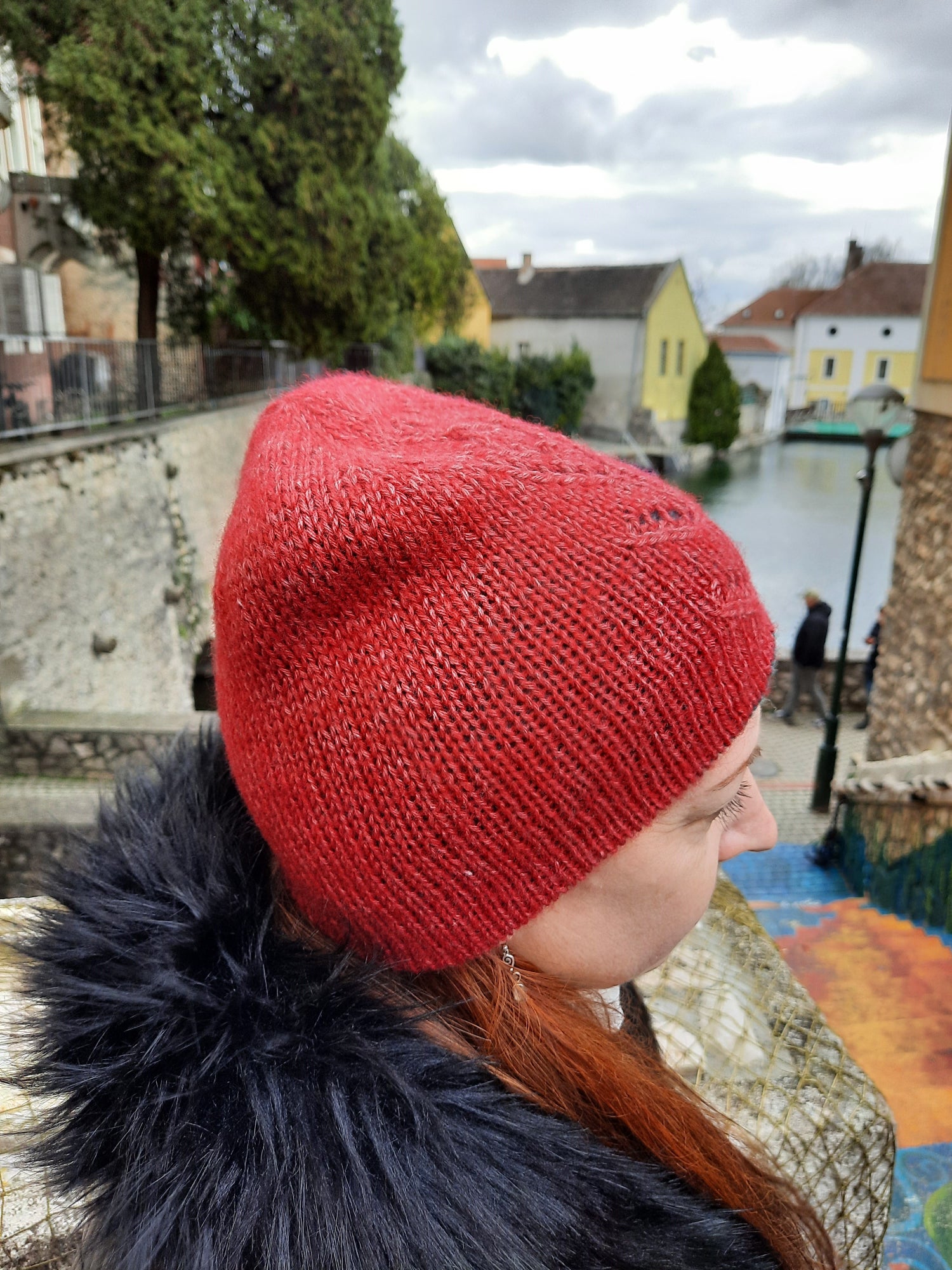 Tulipános dupla kötött sapka - Payhip