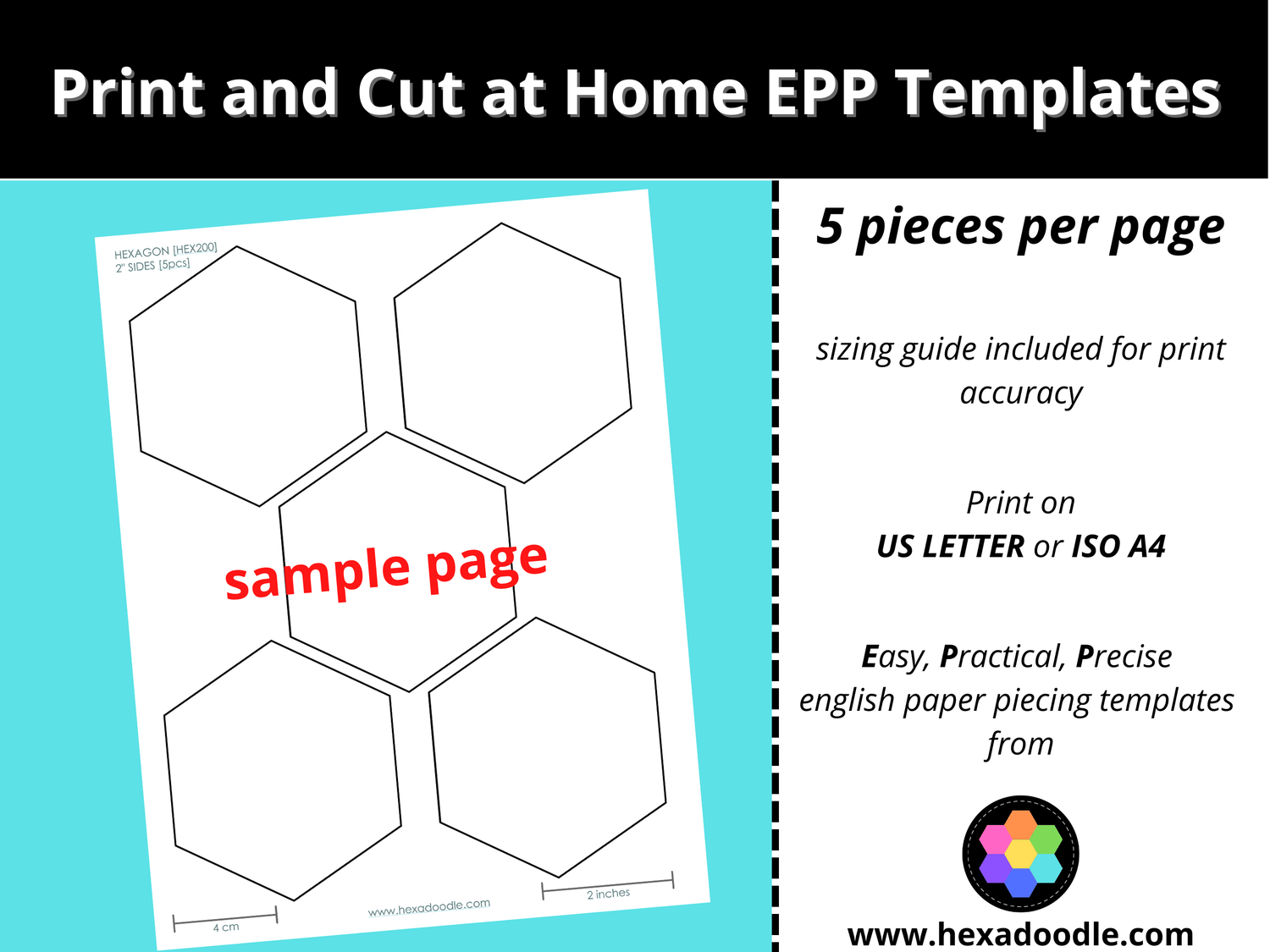 Hexadoodle Quilts - SVG & DXF cutting files and PDF Printables for ...