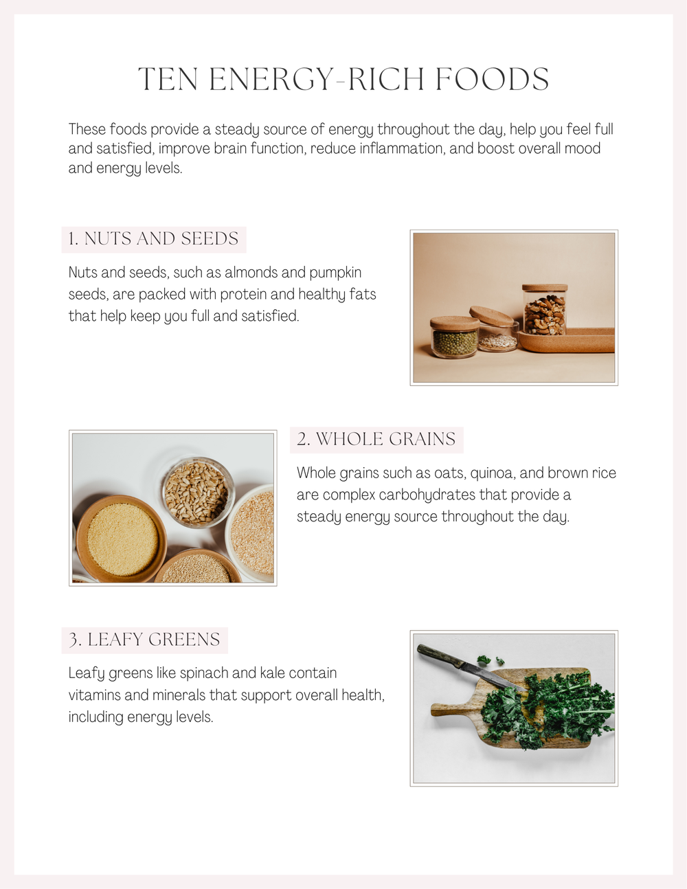 Supercharge Your Meals: Incorporating Energy-Boosting Foods into Your ...