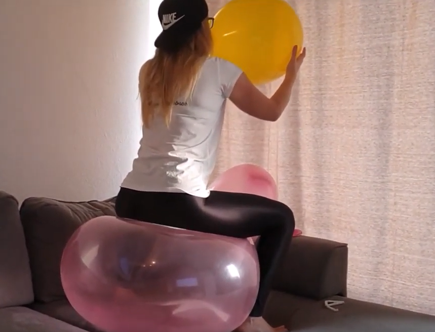 Video 95 - blowing and riding heart balloons - Payhip