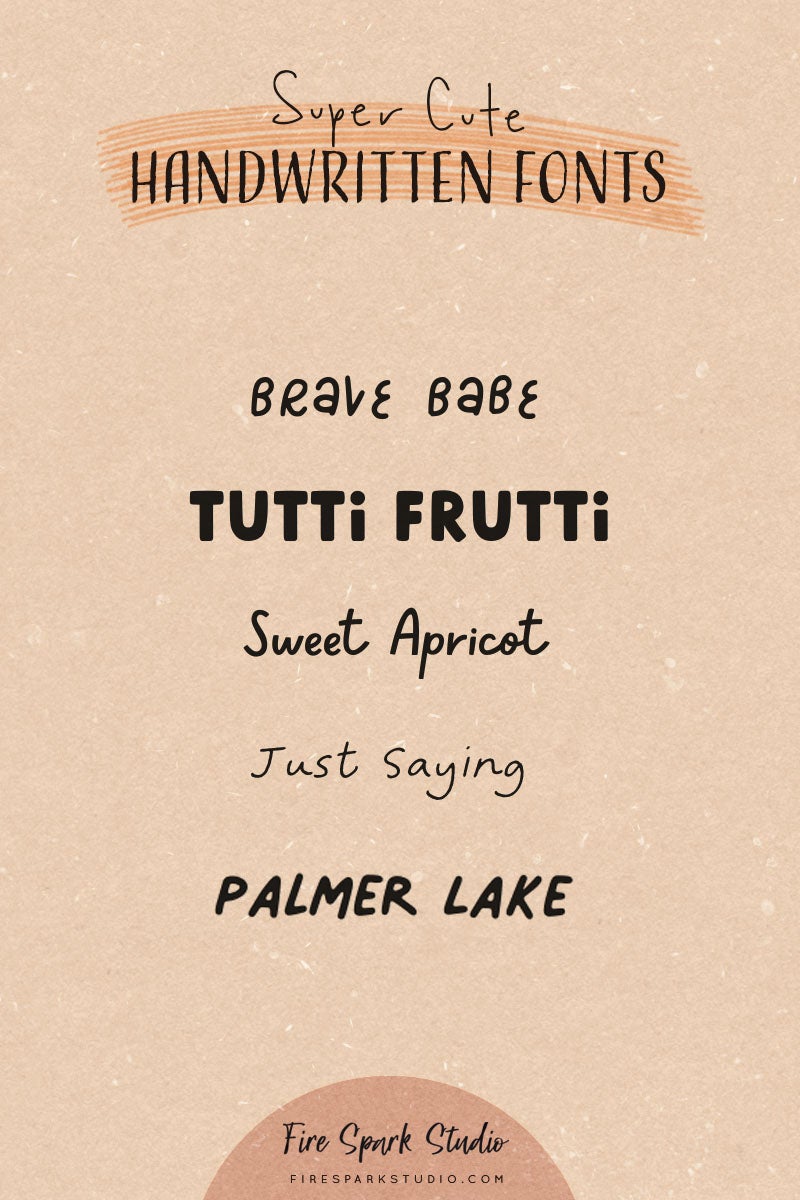 Perfectly Imperfect Handwritten Fonts