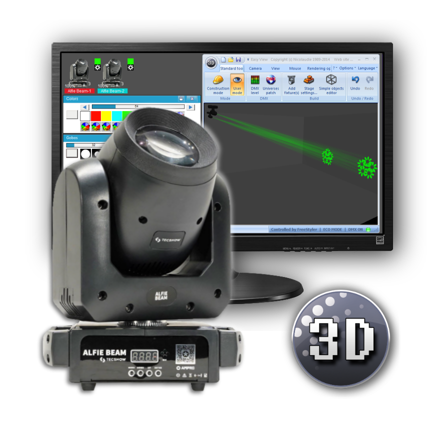 Librería de Magic 3D P/ Alfie Beam de Tecshow - Payhip