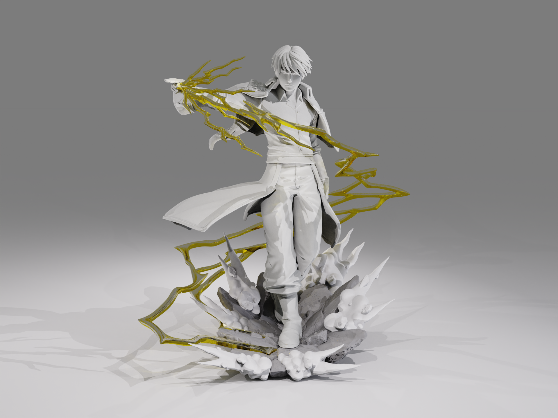 Roy Mustang - Fullmetal Alchemist, STL 3D model design printable file ...