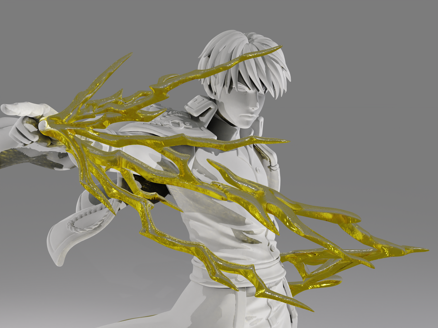 Roy Mustang - Fullmetal Alchemist, STL 3D model design printable file - Payhip