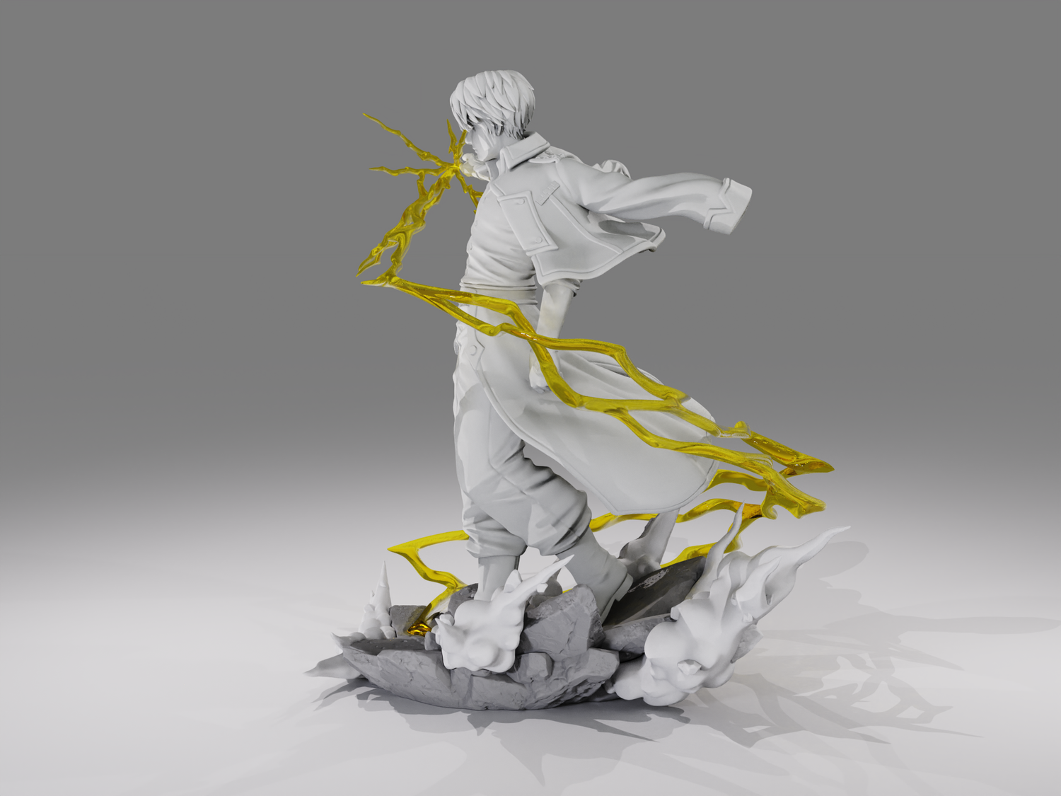 Roy Mustang - Fullmetal Alchemist, STL 3D model design printable file ...