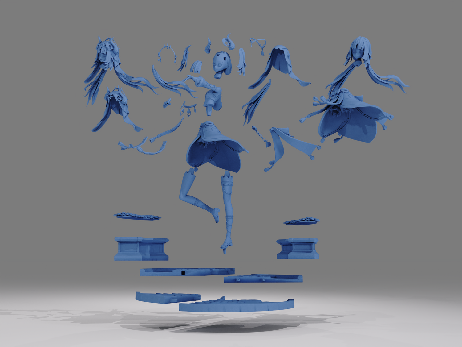 Nilou - Genshin Impact, STL 3D model design printable file - Payhip