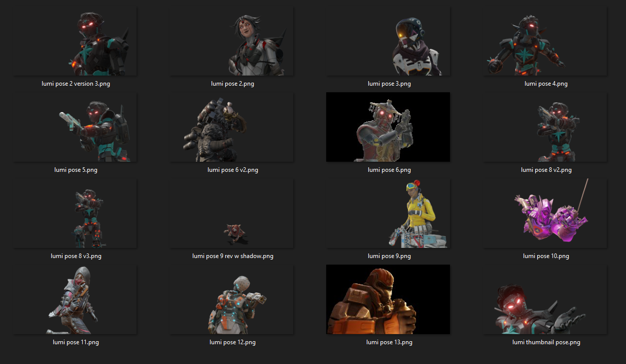 ALL Apex Thumbnail Poses Backgrounds Custom Render Request - Payhip