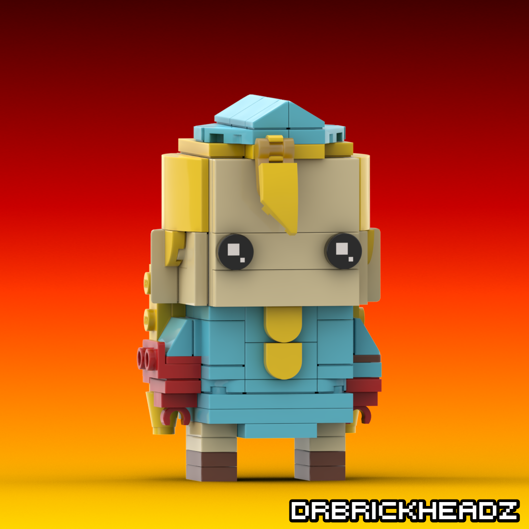 Ken Masters (Street Fighter Alpha) Custom Brickheadz Instructions - Payhip
