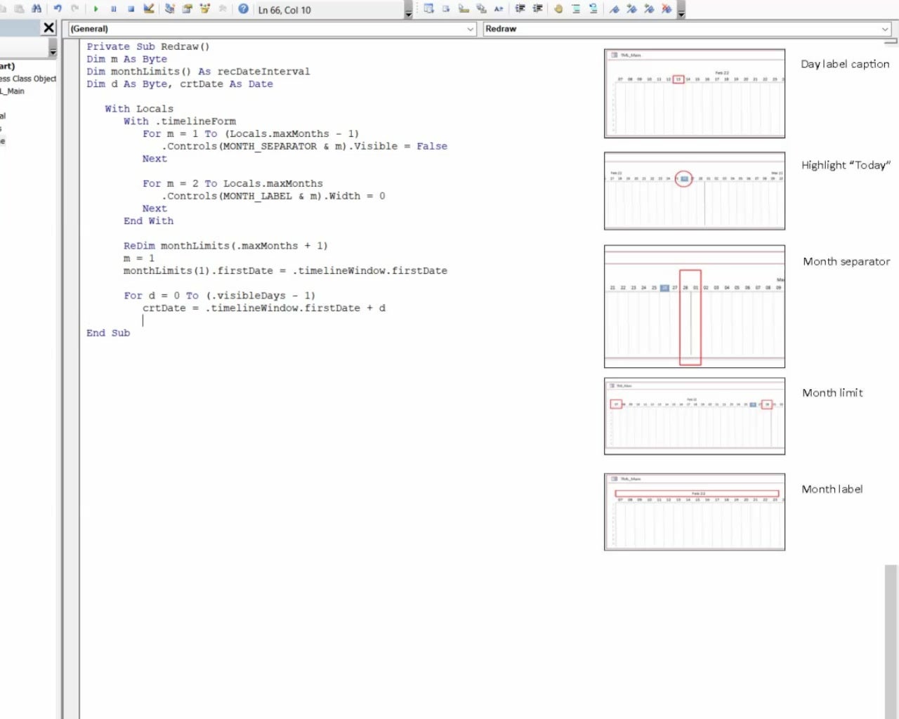 Scrollable timeline with MS Access. Part 1/3: Timeline design. - Payhip