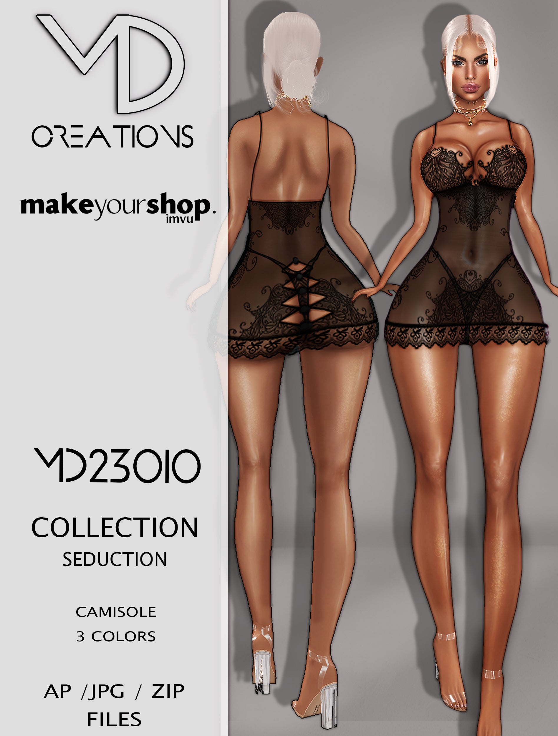 MD 23010 - Camisole Luxury - Seduction - IMVU - Payhip