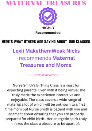 See what others are saying about Maternal Treasures birth and parenting classes - Payhip