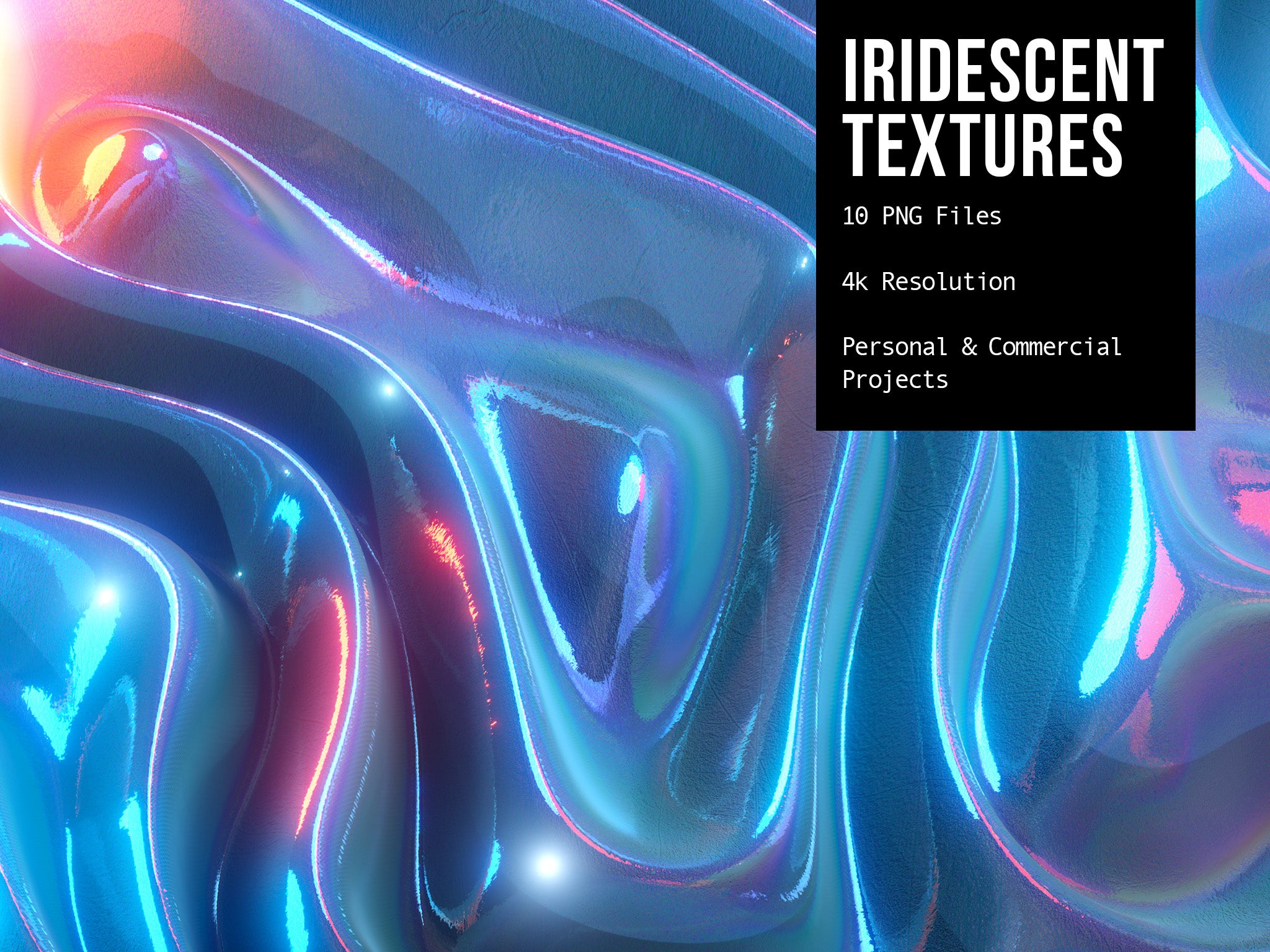 Iridescent 3D Textures - Payhip