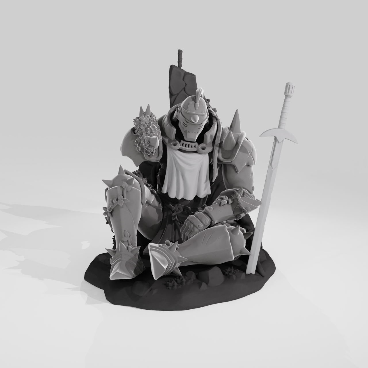 Alphonse Elric - Fullmetal Alchemist, STL 3D model design printable ...