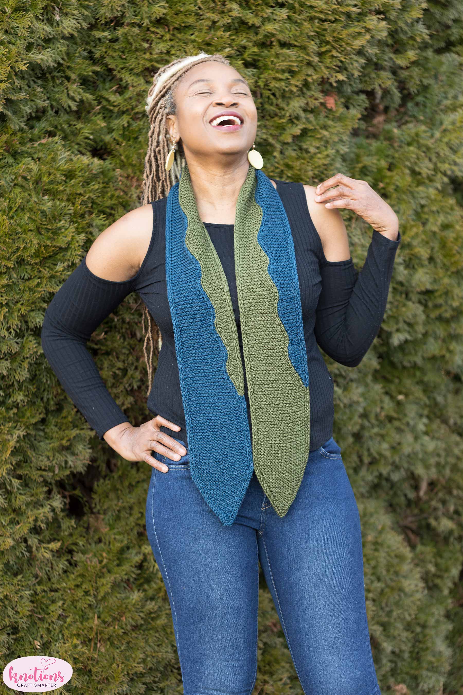 Loche Ness Scarf Knitting Pattern - Payhip