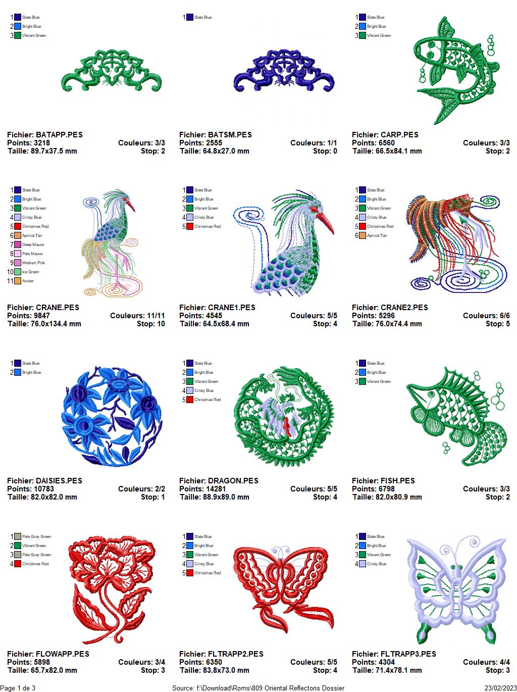 Oriental reflections designs pack - Payhip