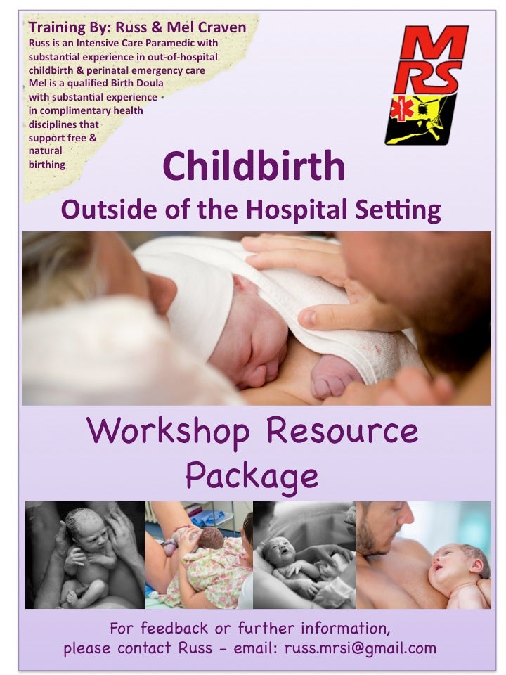 Childbirth Outside The Hospital Setting (COHS) - Payhip