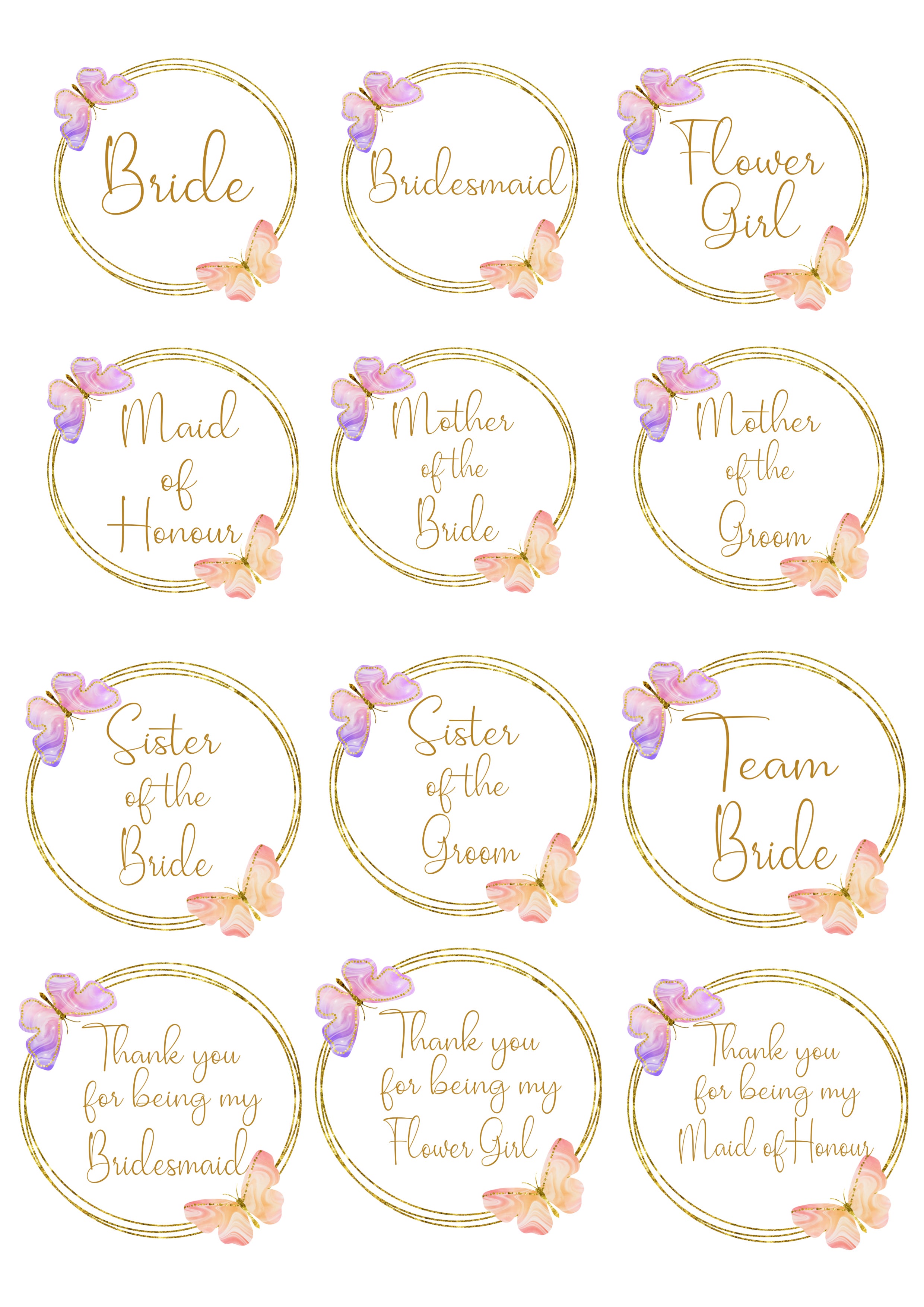 Gold frame wedding design - Payhip