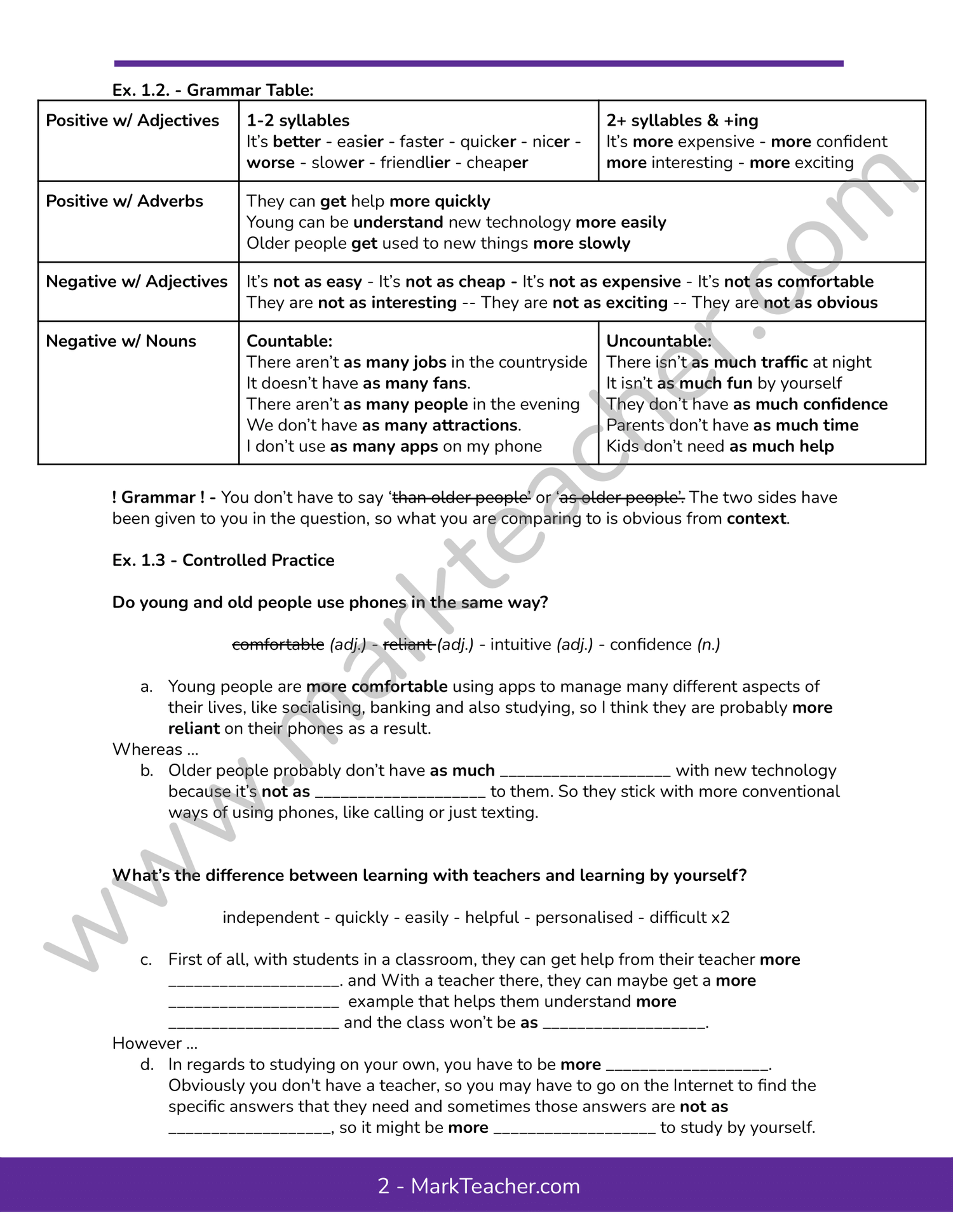 16 IELTS Speaking Worksheets - Part 1, Part 2 and Part 3 - Payhip