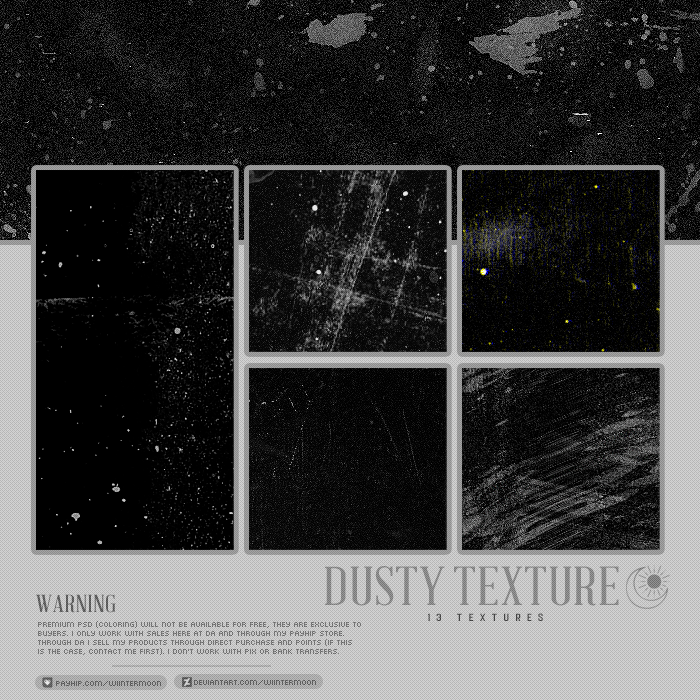 Dusty Textures I (wiintermoon) - Payhip
