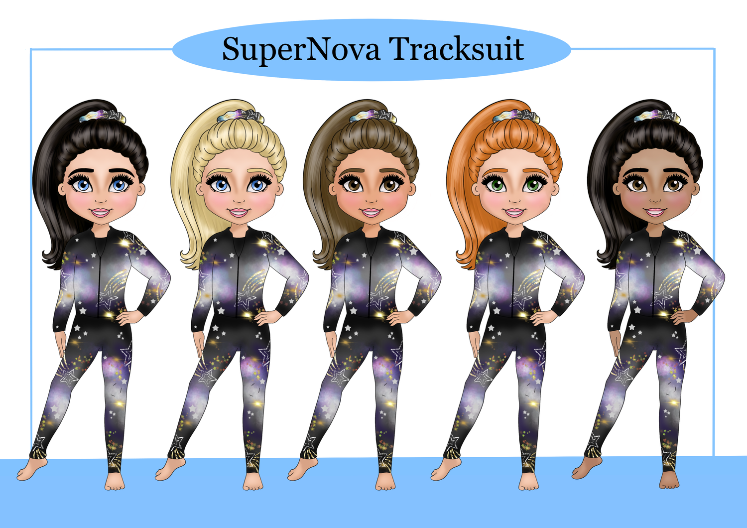 Super Nova Tracksuit Girls Character - Payhip