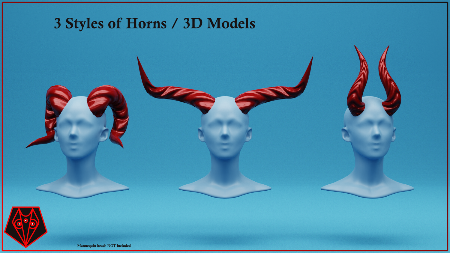 Ratsin's Avatar Horn Set (VRChat/FBX) - Payhip