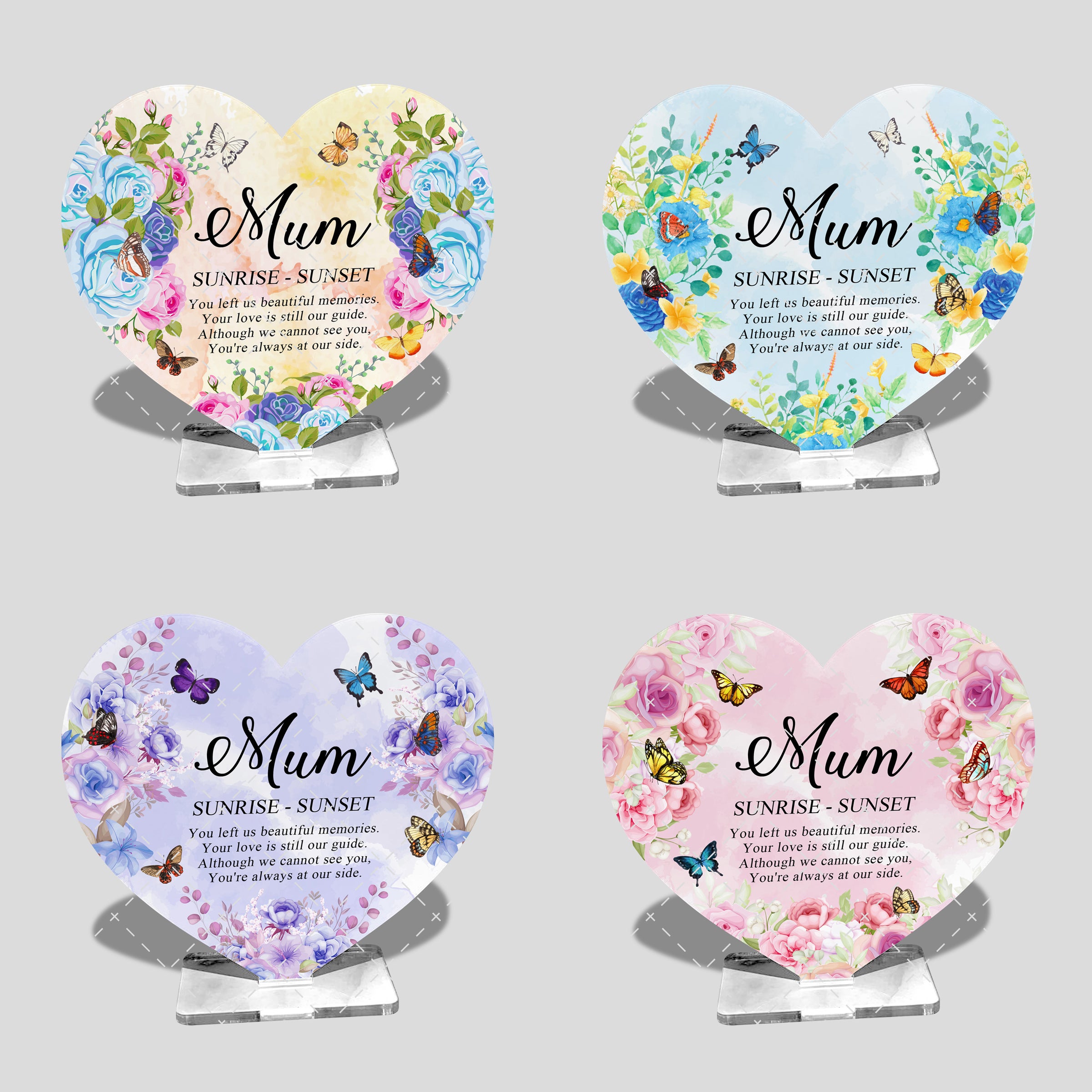 Floral Butterfly Heart Set - Payhip