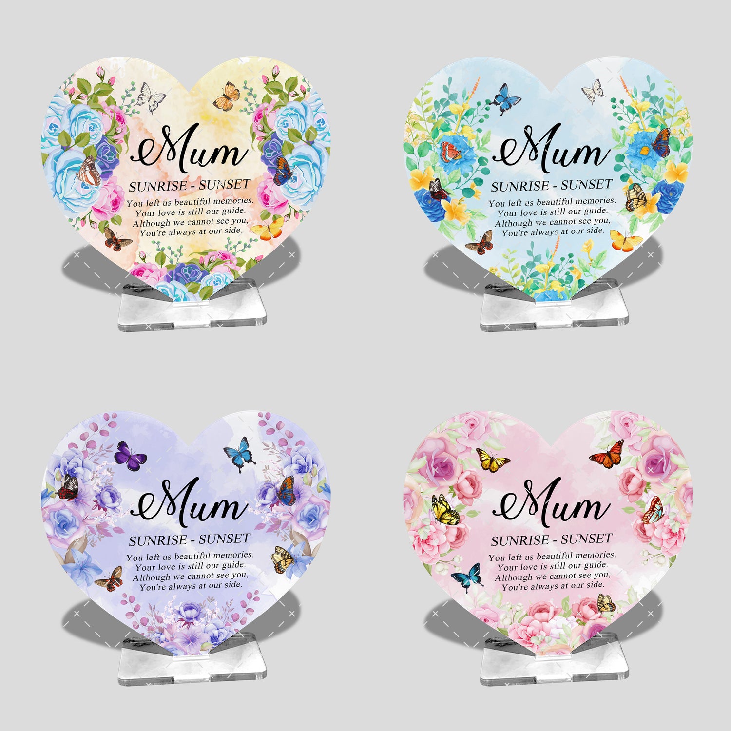 Floral Butterfly Heart Set - Payhip