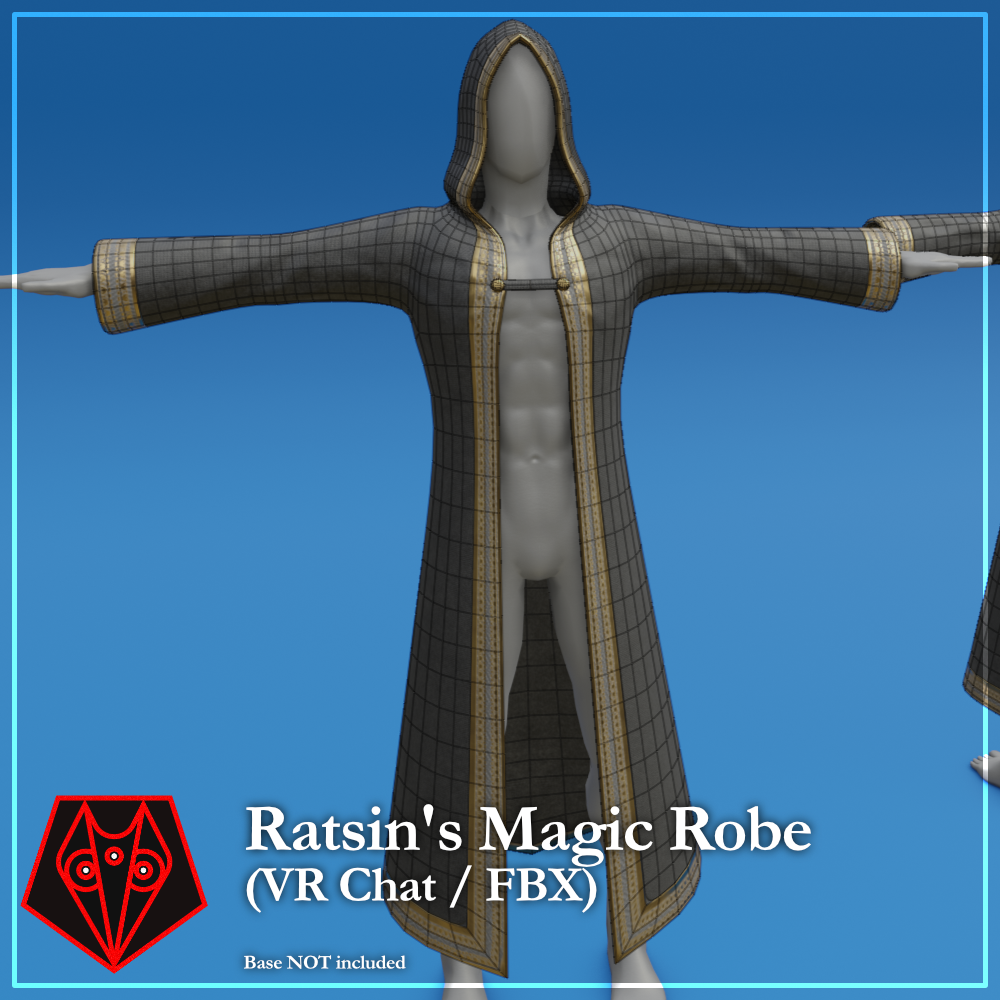 Ratsin's Magic Robe (VRChat/FBX) - Payhip