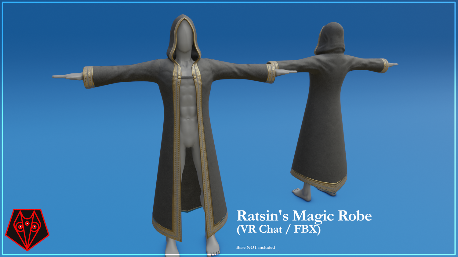 Ratsin's Magic Robe (VRChat/FBX) - Payhip