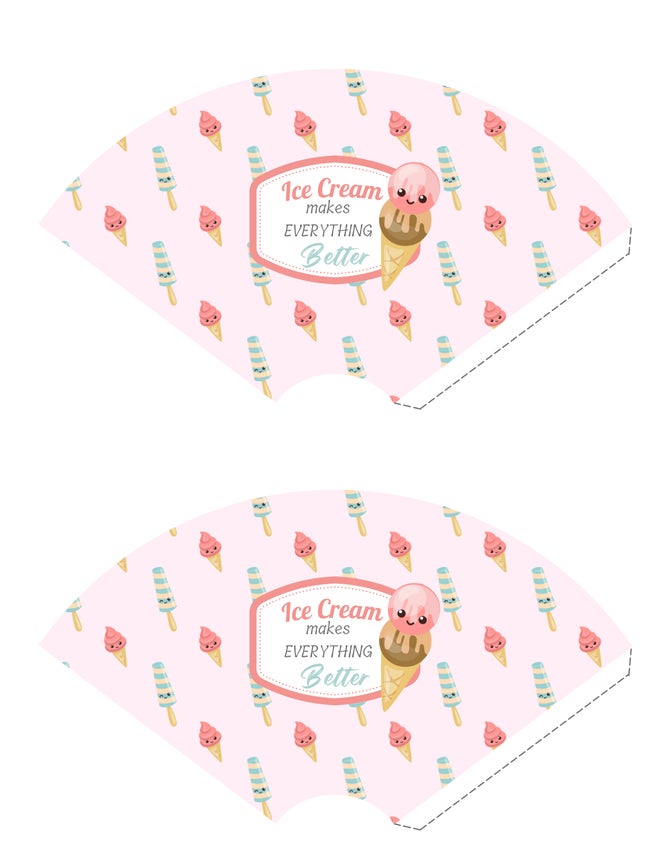 Printable cone wrappers - Payhip